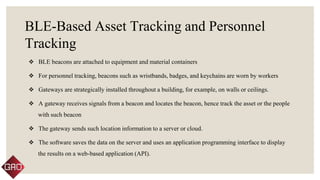 BLE Based Asset Tracking & Personnel Trackingin Food Products ...