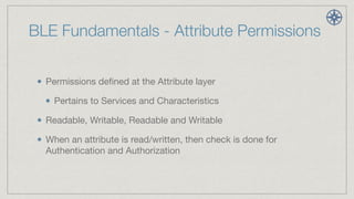 A Brief Introduction to Bluetooth Low Energy (BLE) on iOS | PDF