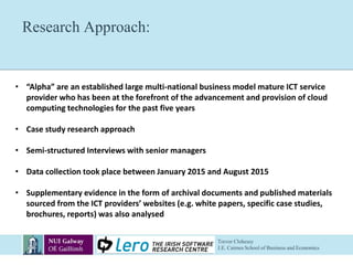 Rethinking ICT Business Model Decisions for the New Cloud Economy | PPT