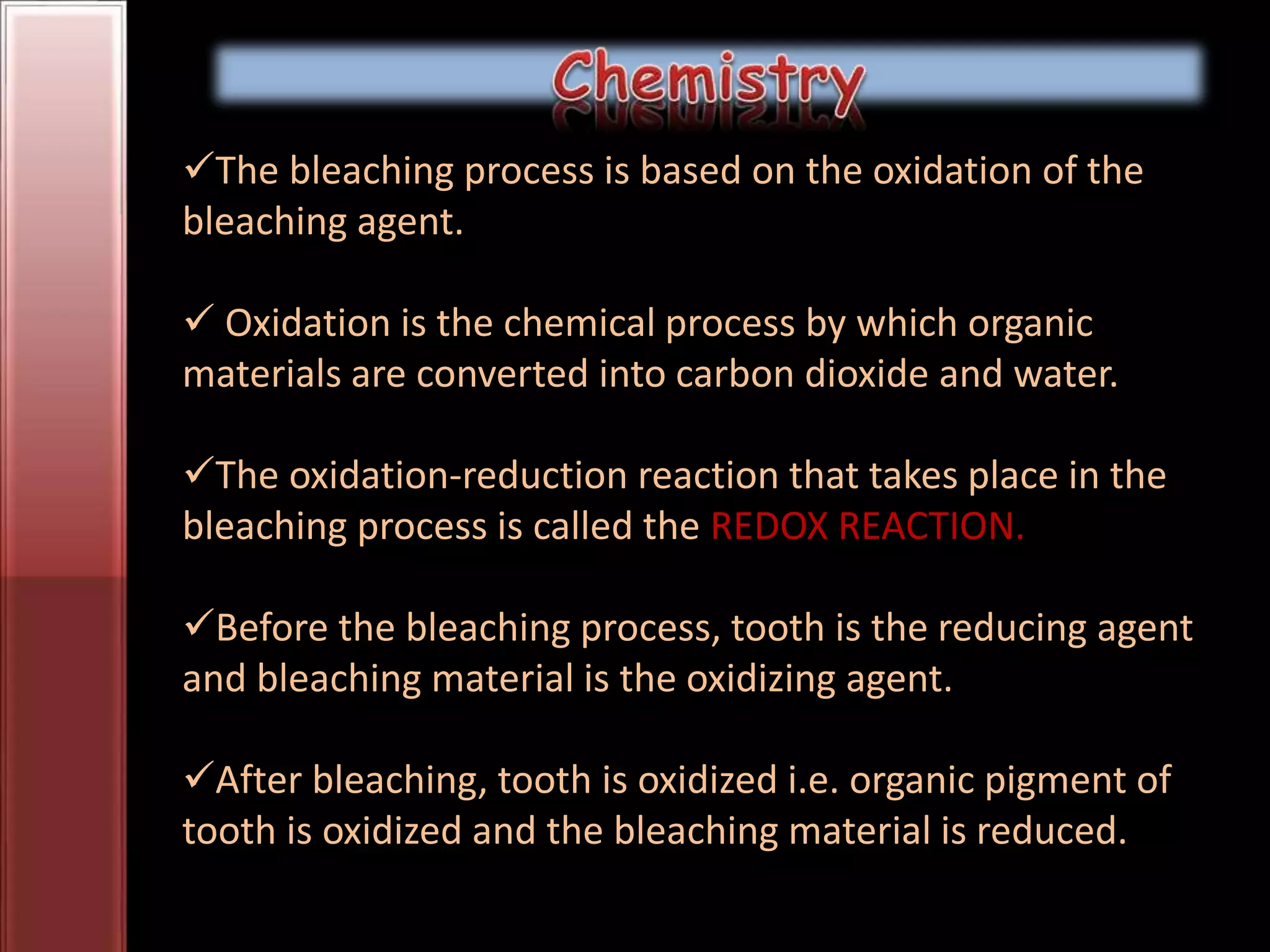 Bleaching | PPTX | Dental Health | Diseases and Conditions