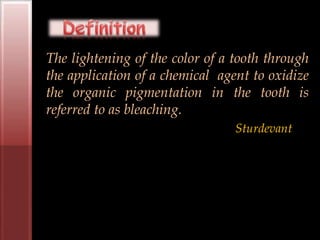 Bleaching | PPTX