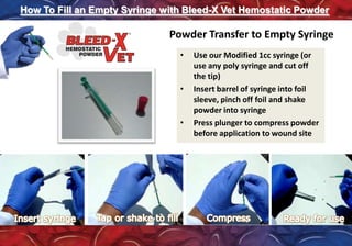 Bleed-X Vet Hemostatic Powder | PPTX