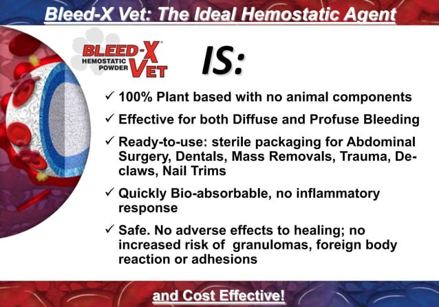 Bleed-X Vet Hemostatic Powder | PPTX