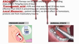 dental management of Bleeding disorders | PPTX