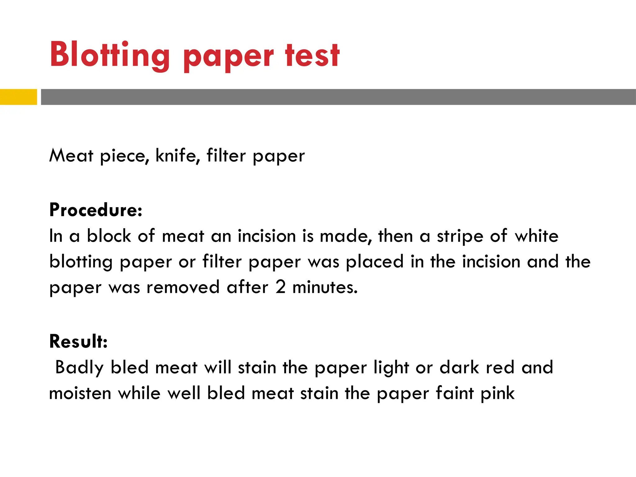 Bleeding in slaughtered animals and it's effect in meat quality | PPTX