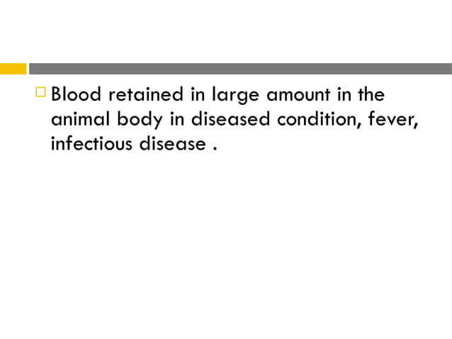 Bleeding in slaughtered animals and it's effect in meat quality | PPT