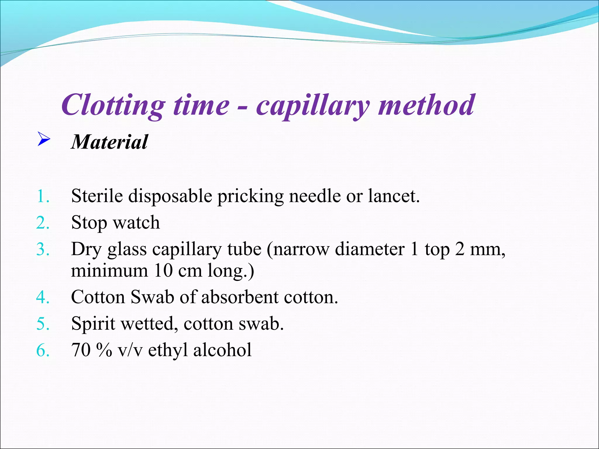 Bleeding timeclotting-time-pt-and-ptt | PPT