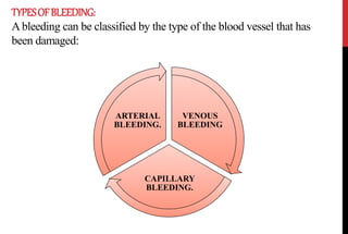 BLEEDING (2).pptx | First Aid | Injuries