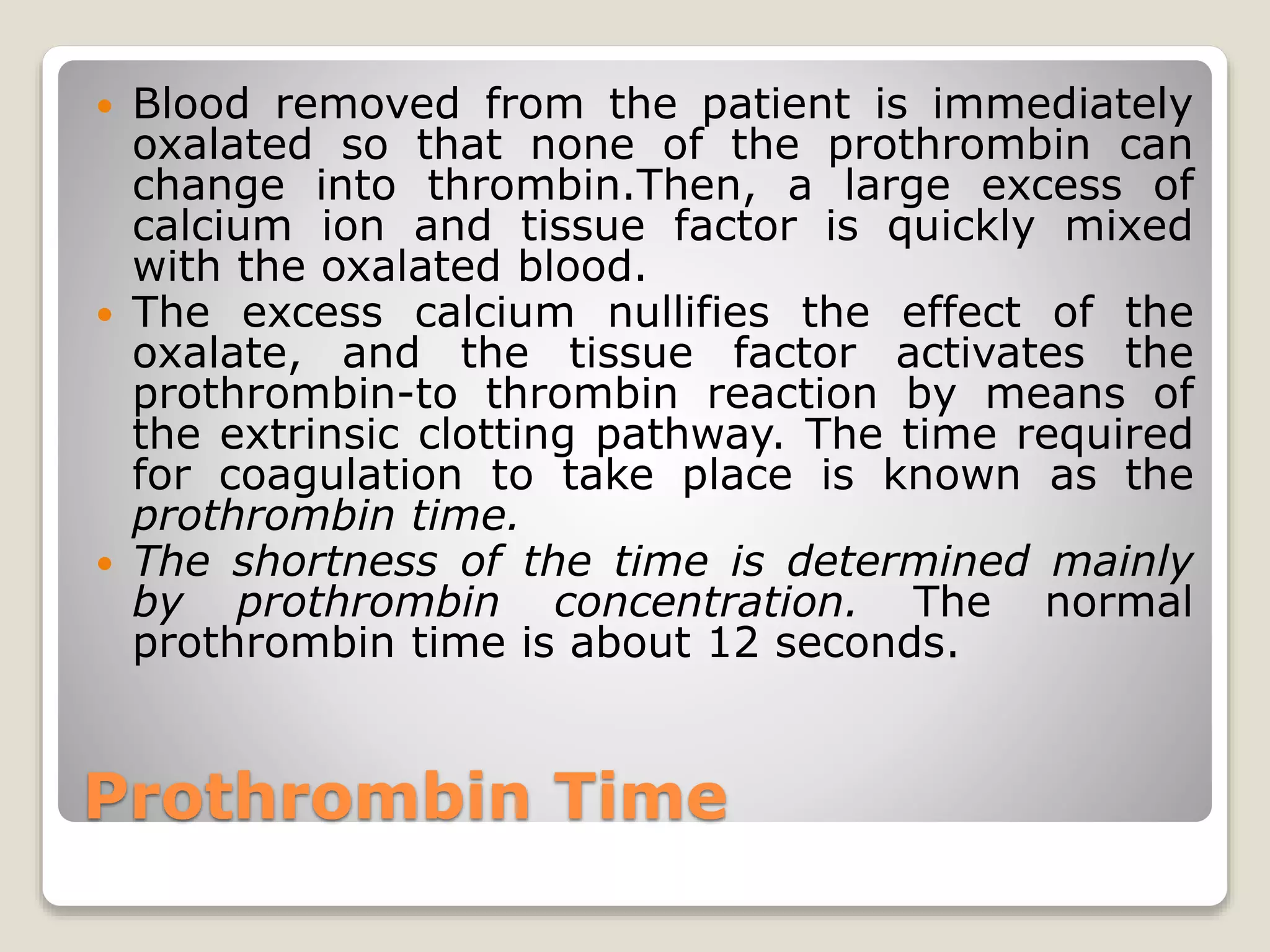 Bleeding and clotting disorders | PPTX