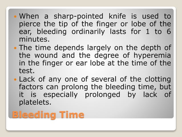 Bleeding and clotting disorders | PPTX