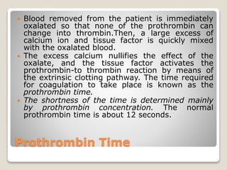 Bleeding and clotting disorders | PPTX