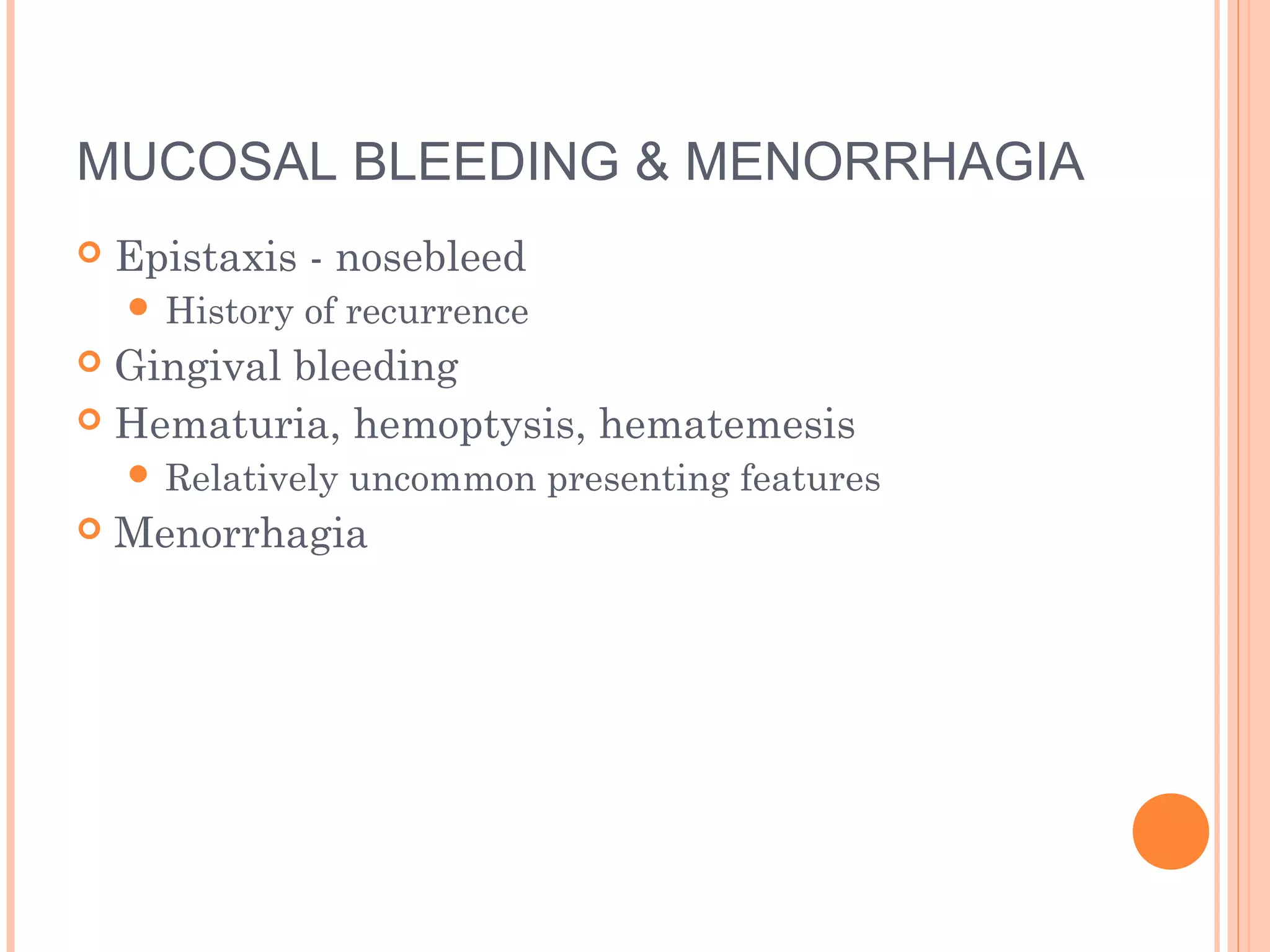 Bleeding and clotting disorders dr anoop k r | PPT