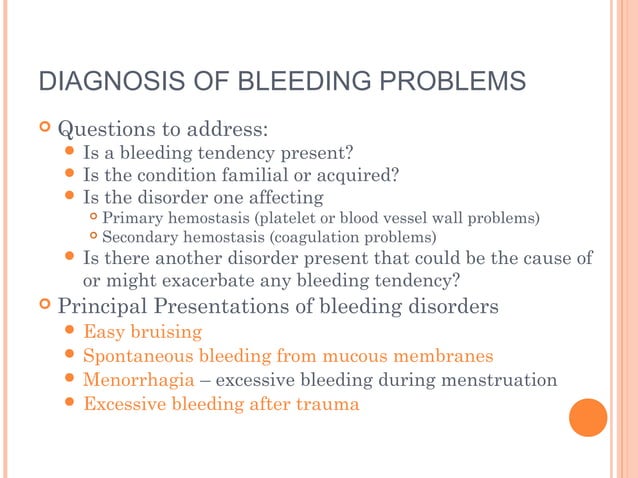 Bleeding and clotting disorders dr anoop k r | PPT | Blood Disorders ...