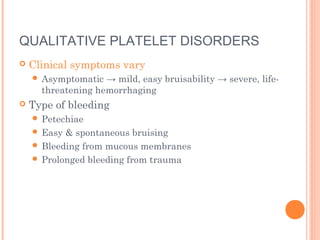 Bleeding and clotting disorders dr anoop k r | PPT