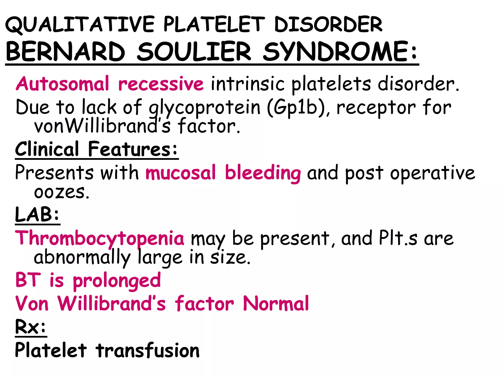 Bleeding and clotting disorders in children | PPTX