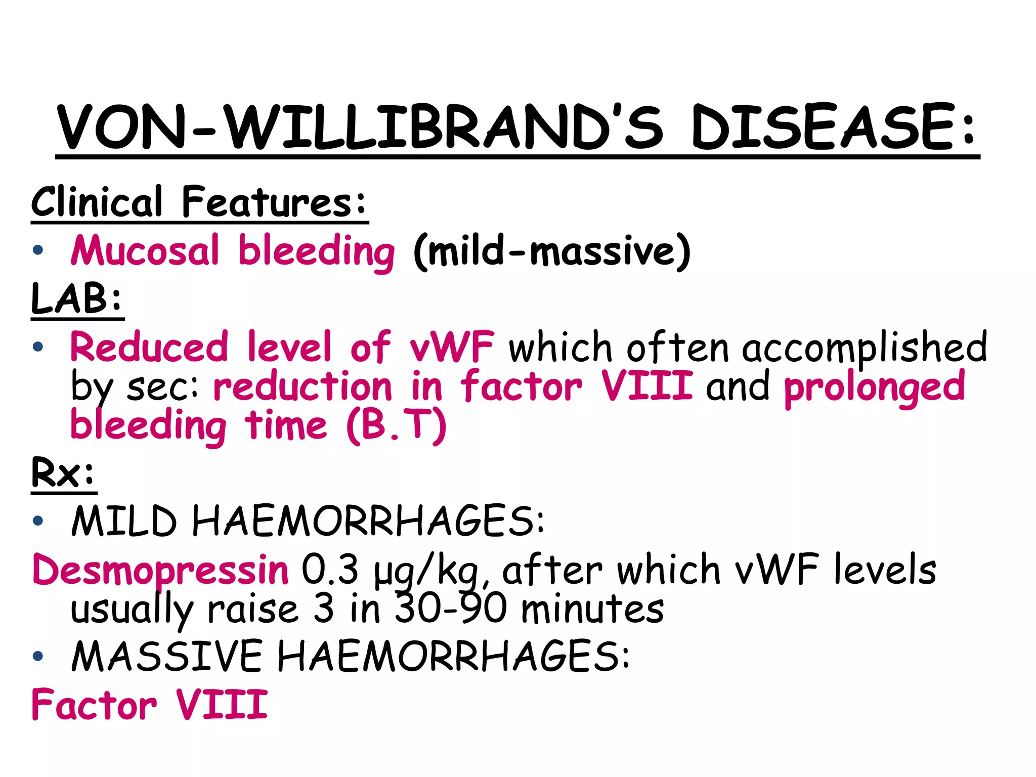 Bleeding and clotting disorders in children | PPTX