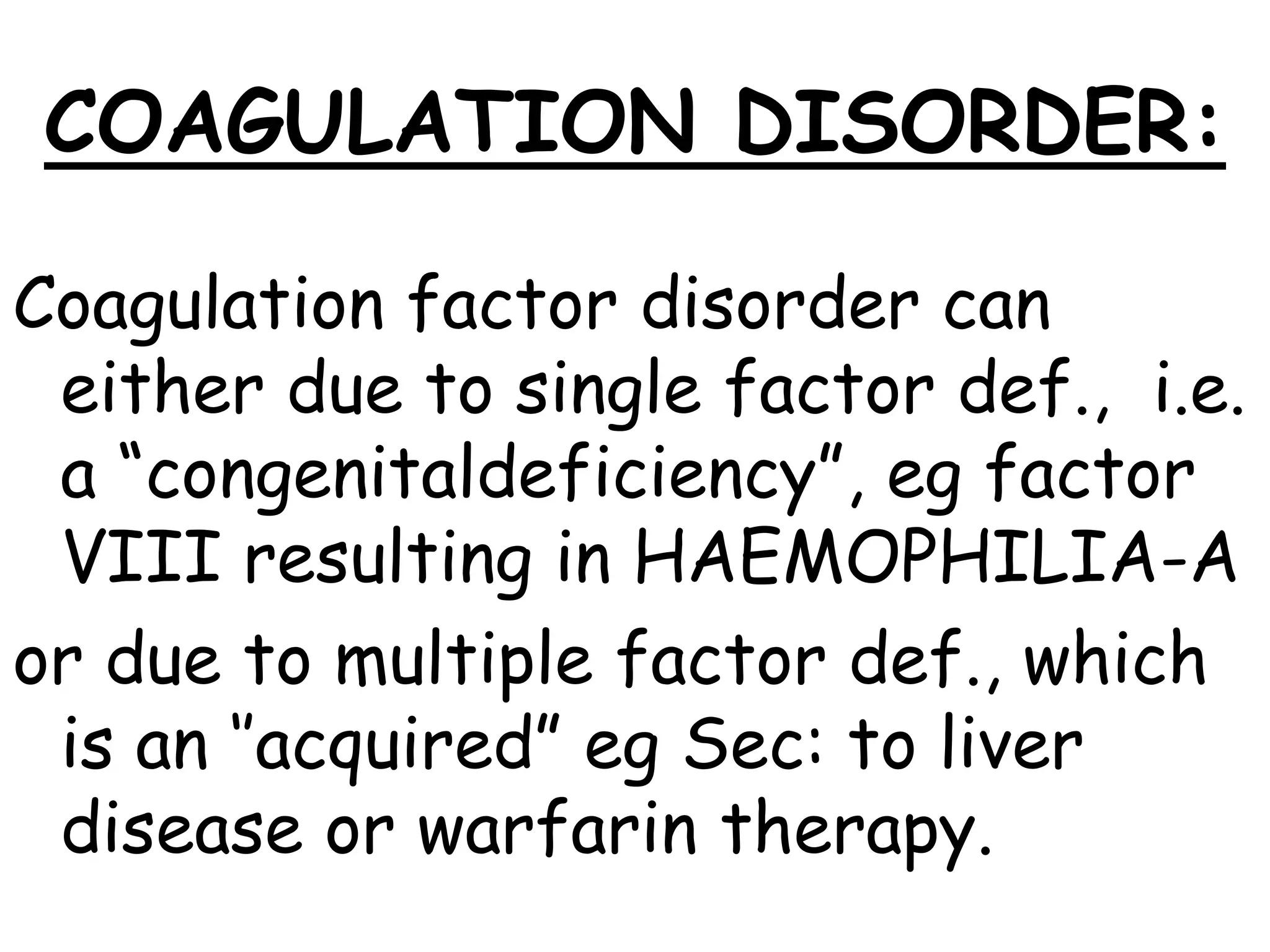 Bleeding and clotting disorders in children | PPTX
