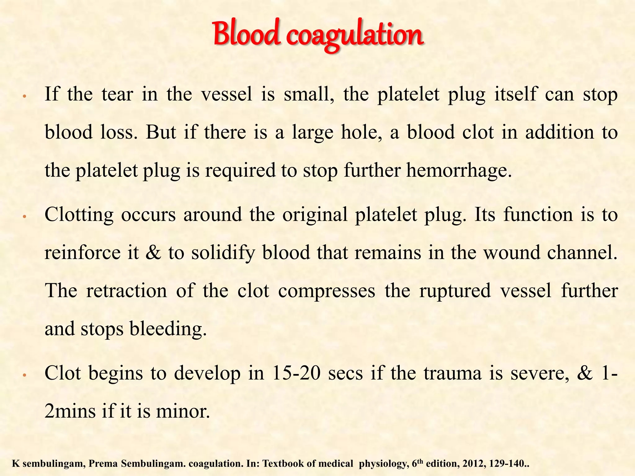 Bleeding and coagulation copied | PPT