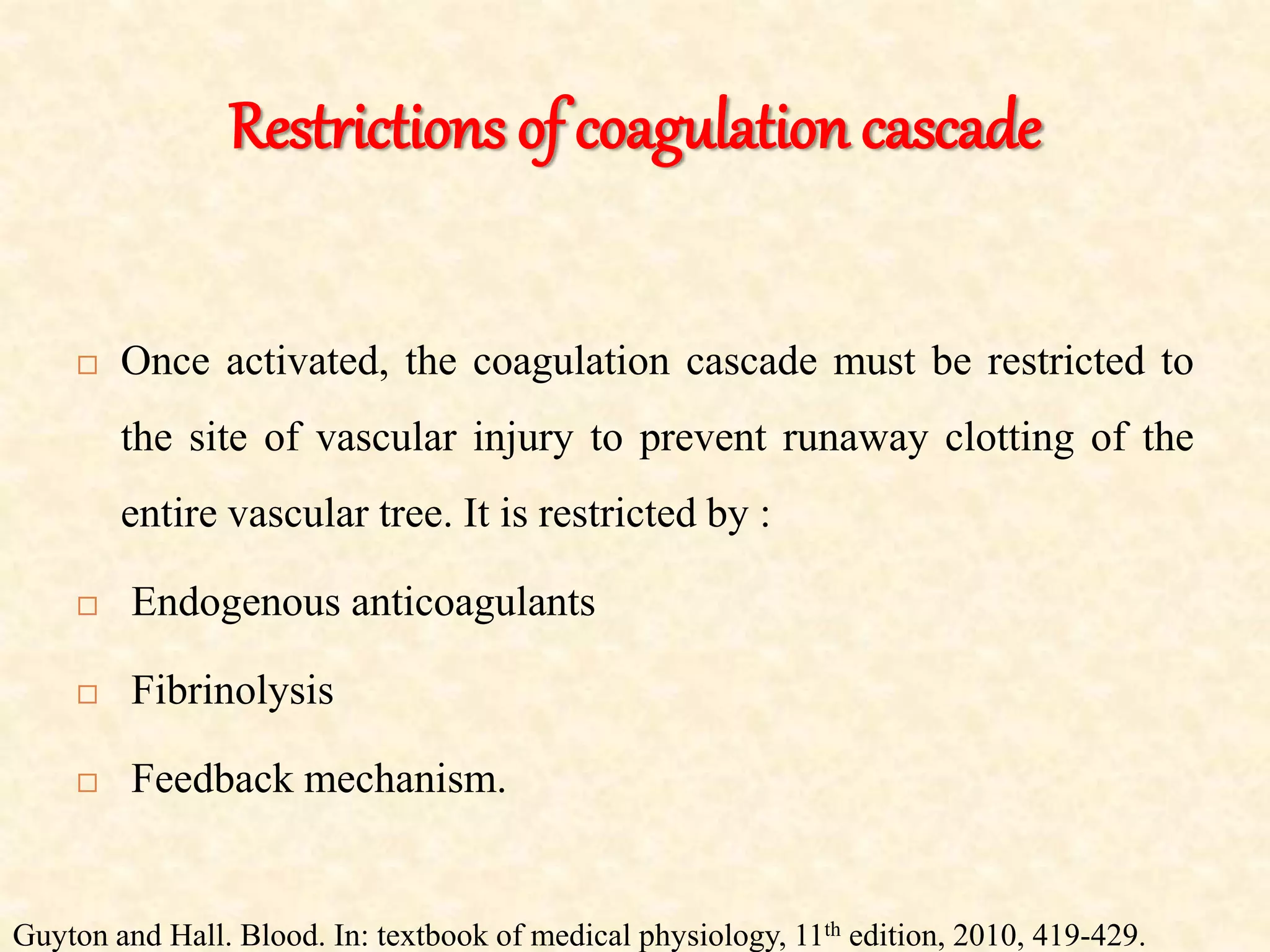 Bleeding and coagulation copied | PPT