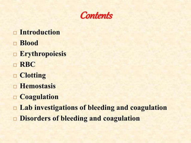 Bleeding and coagulation copied | PPT