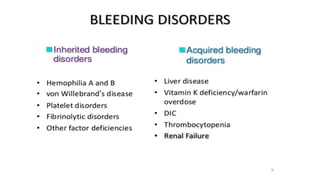 approach to a bleeding child with blood disorders.pptx