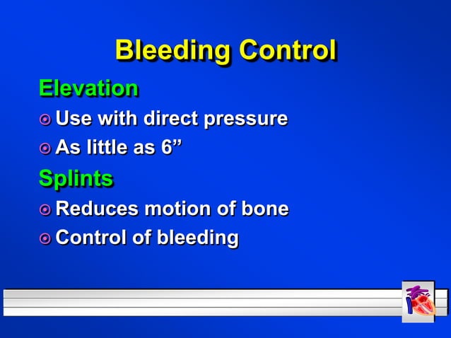 Bleeding control.ppt | Death, Injury, or Military Conflict | Sensitive ...