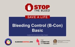 Bleeding Control Basic - Jim Persons | PDF