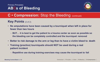 Bleeding Control Basic - Jim Persons | PDF