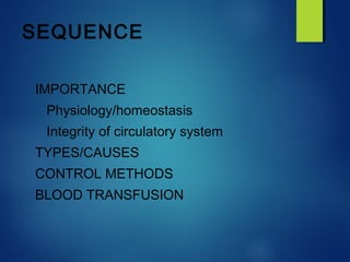 Bleeding control mit | PPT