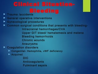 Bleeding control mit | PPT