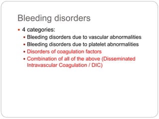 Hemorrhagic diathesis 2 | PPTX