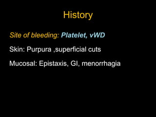 Approach to Bleeding disorder | PPTX