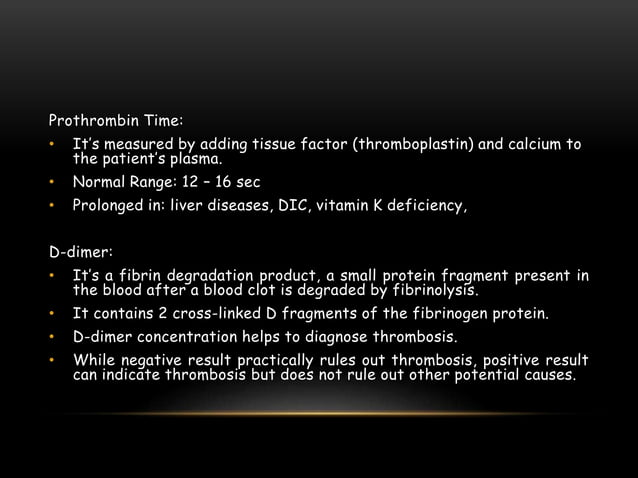 Bleeding Disorders: Classification and Diagnosis | PPTX
