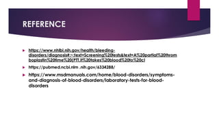 Clinical laboratory technology~Bleeding Disorder | PDF