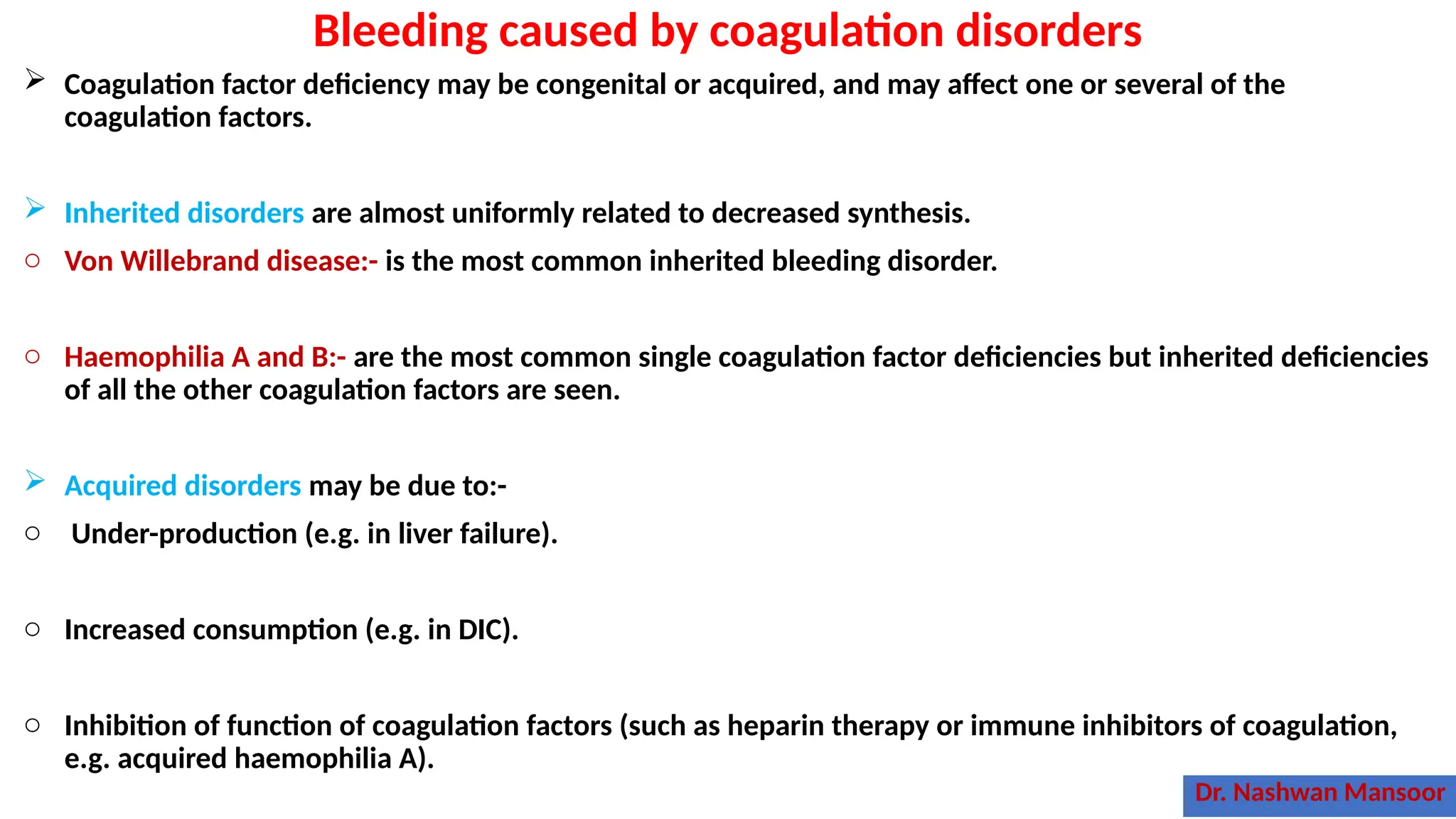 Bleeding due to Coagulation Disorders 2.pptx