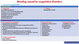 Bleeding due to Coagulation Disorders 2.pptx