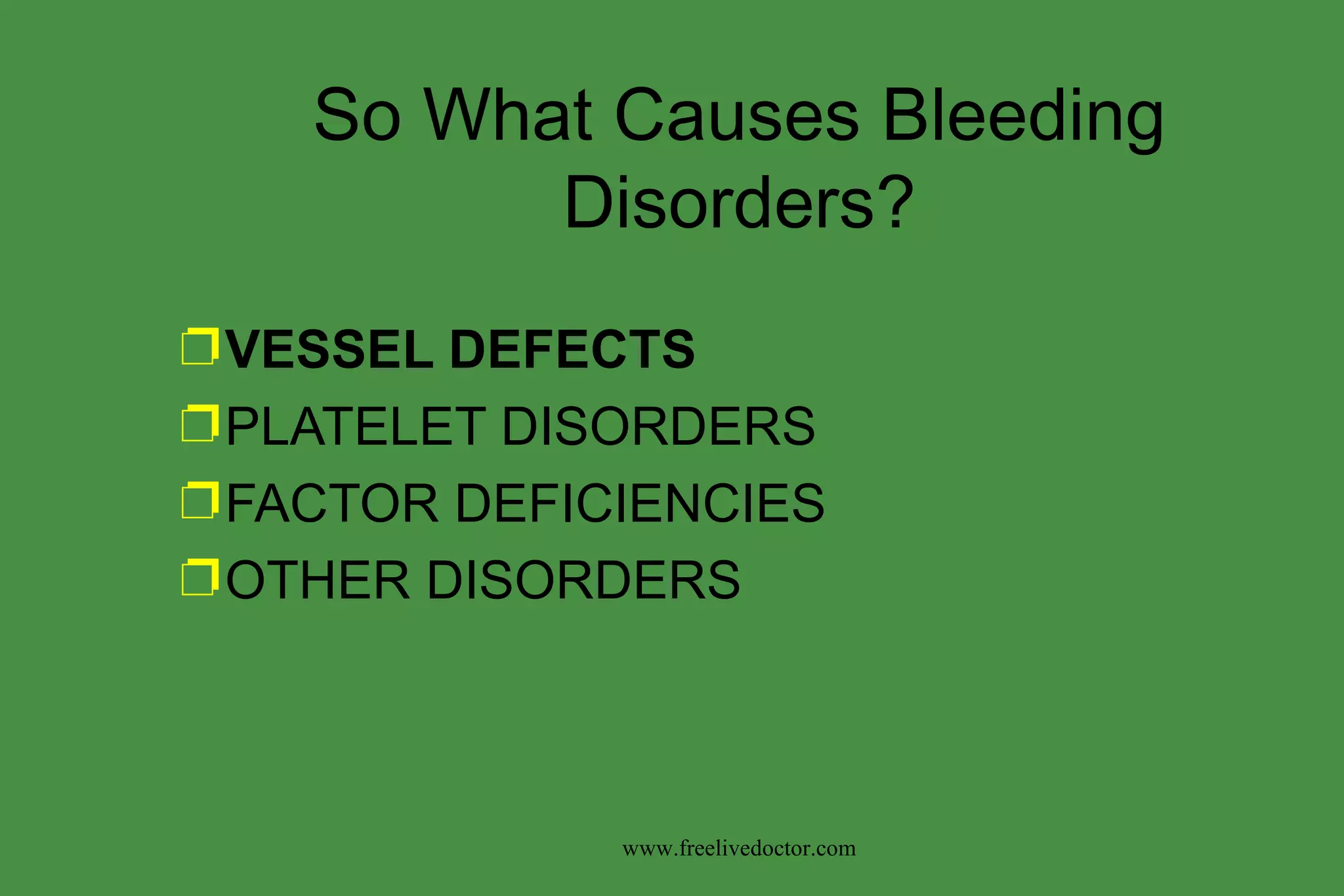 Bleeding disorders | PPT