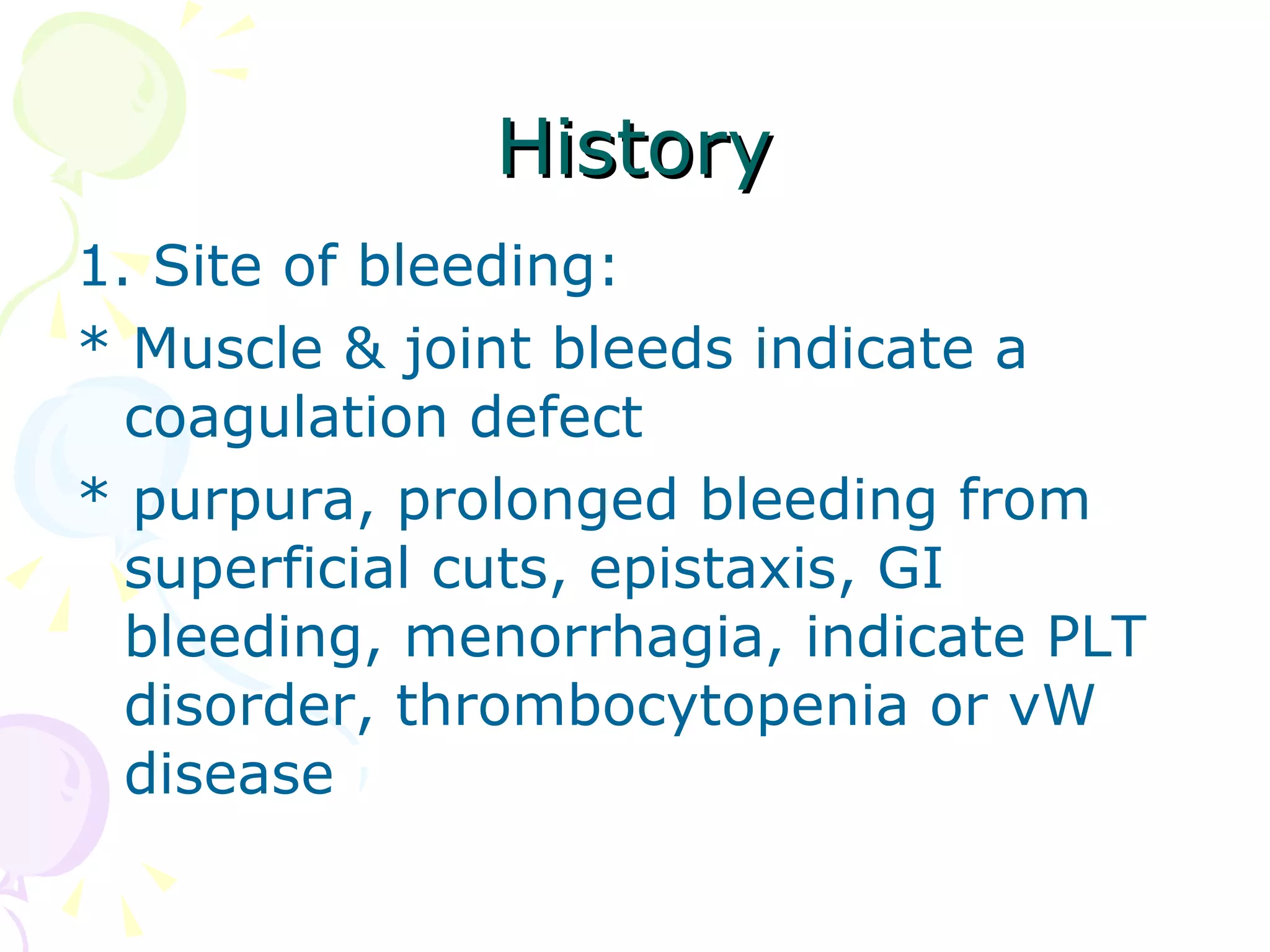 medicine.Bleeding disorders.(dr.sabir) (new powerpoint) | PPT