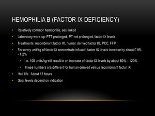 Bleeding disorders | PPTX