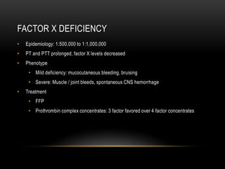 Bleeding disorders | PPTX