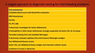 Bleeding disorders | PPT
