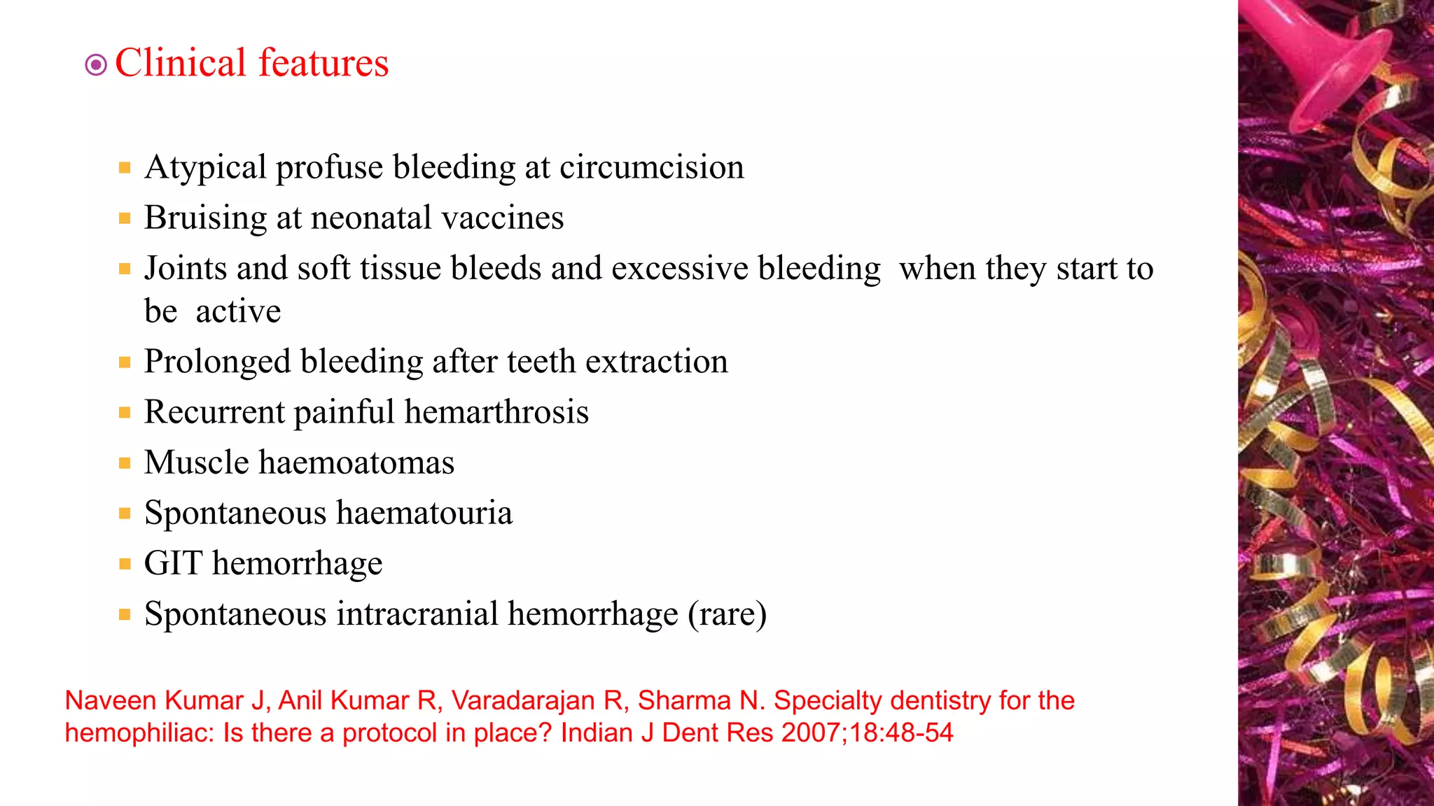 Bleeding disorders | PPTX