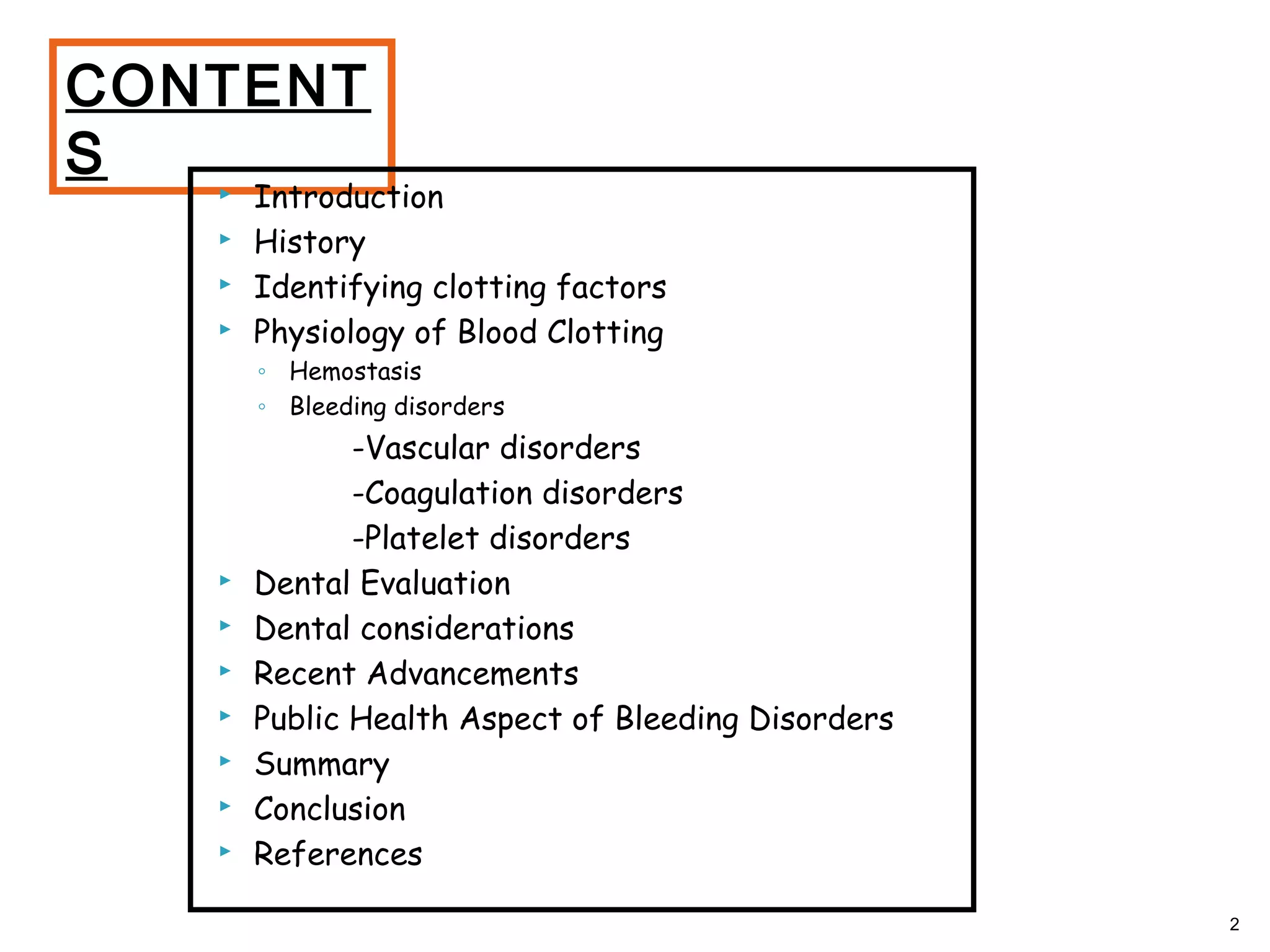 Bleeding disorders | PPT