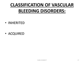 Bleeding disorders | PPTX