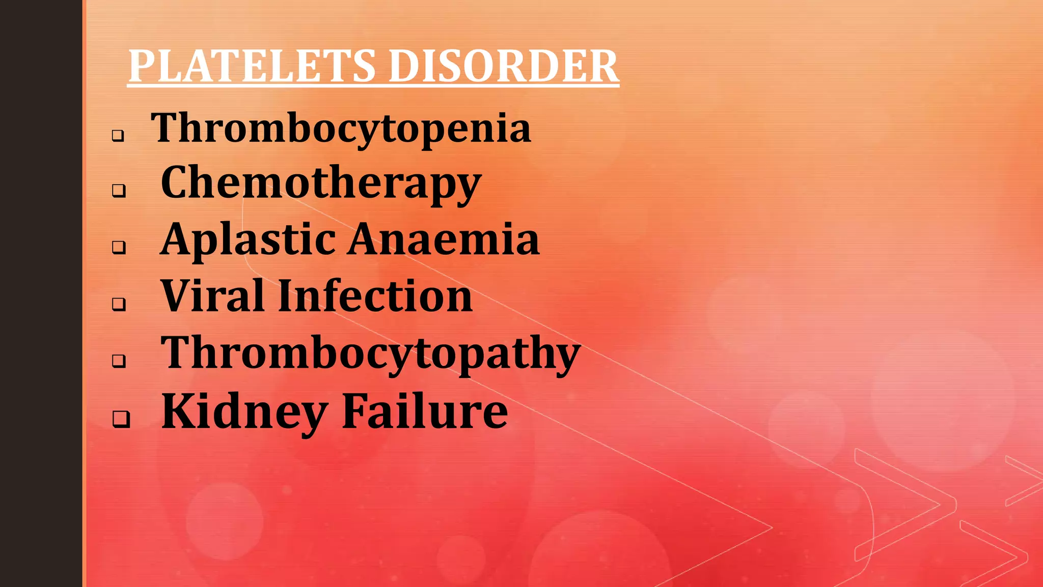 Bleeding Disorders | PPTX