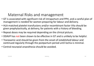 Inherited Bleeding disorders during pregnancy | PDF