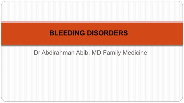 BLEEDING DISORDERS.pptx