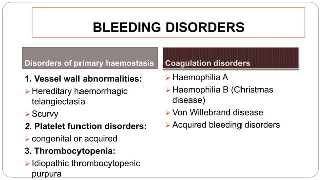 BLEEDING DISORDERS.pptx