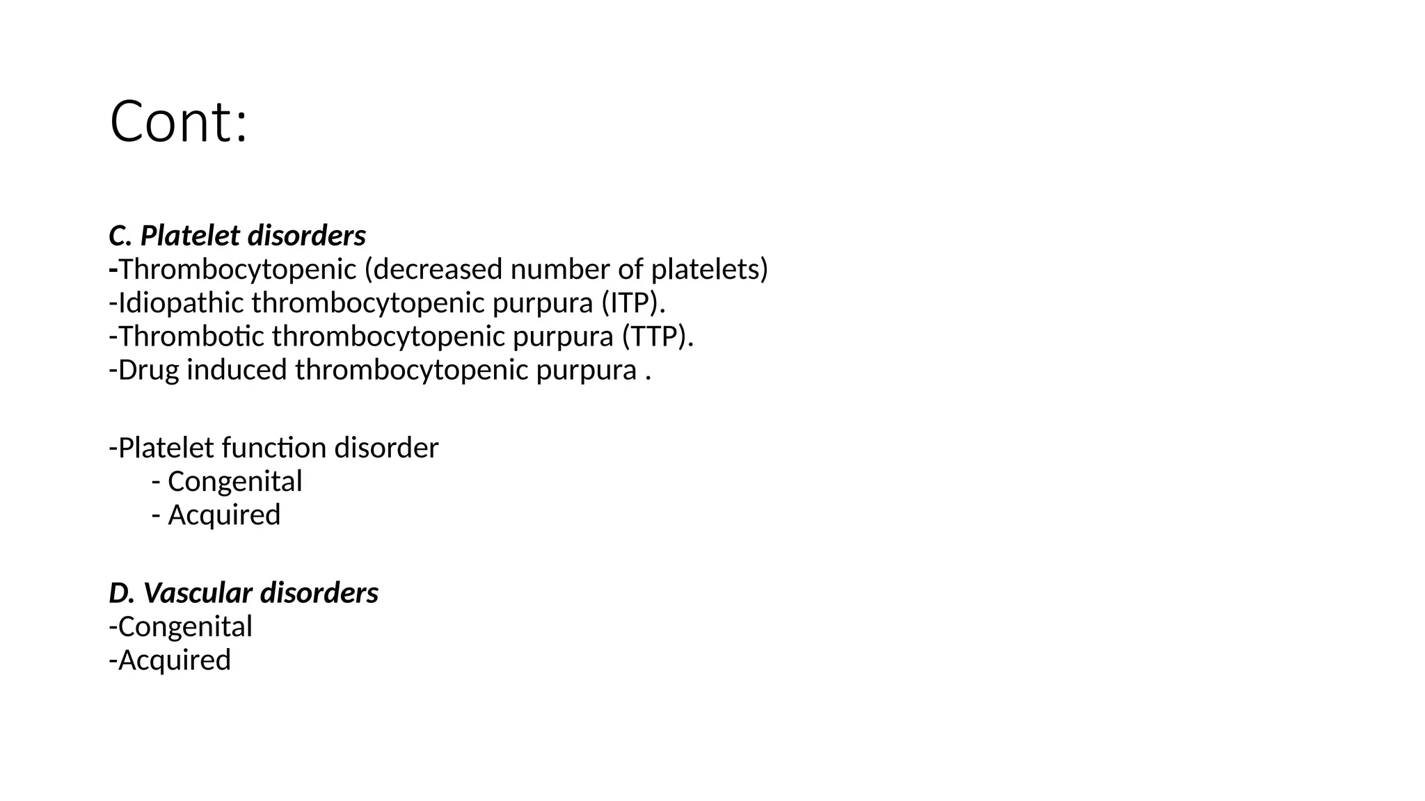 BLEEDING DISORDERS detailed breakdown of management | PPTX