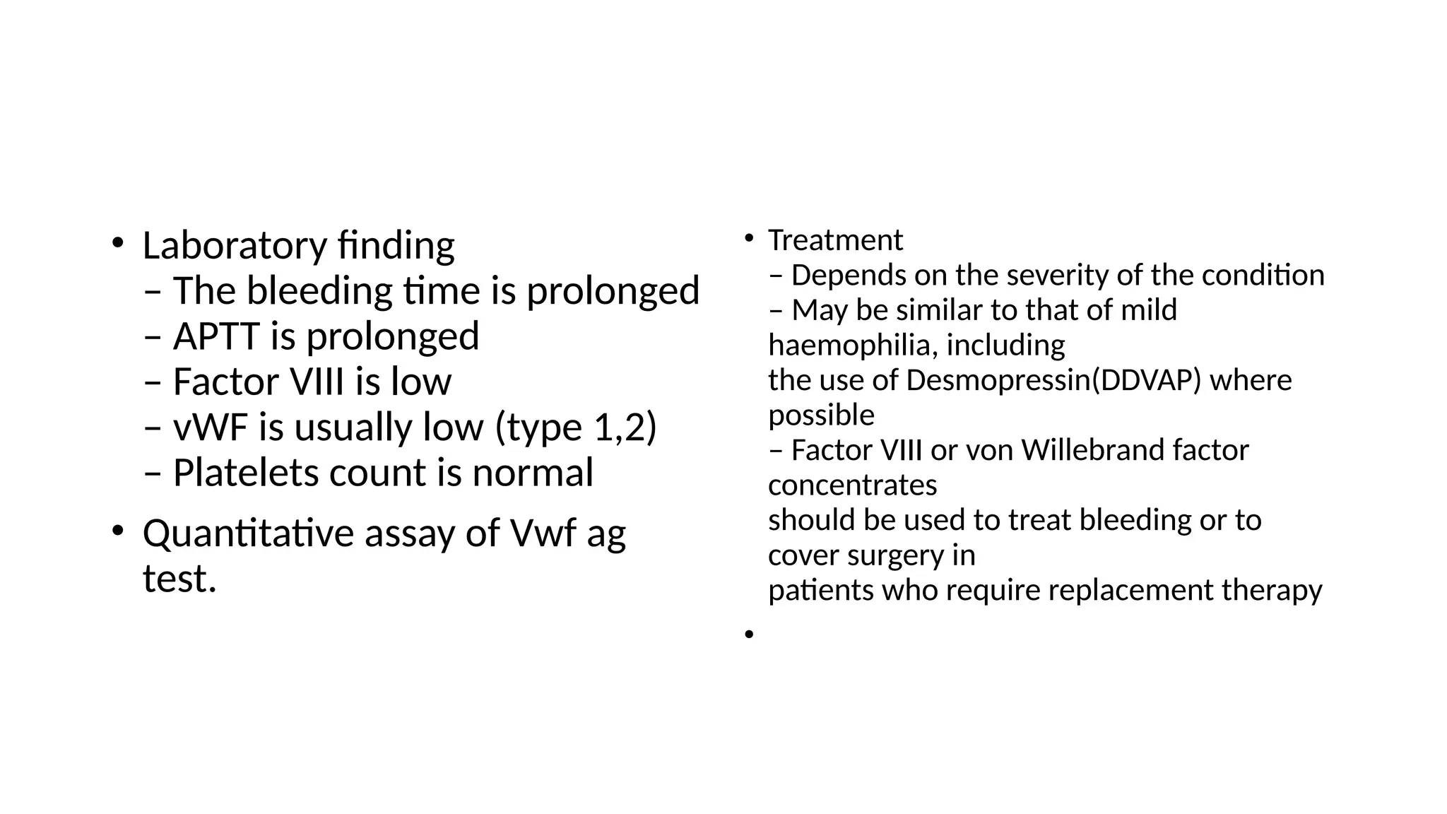 BLEEDING DISORDERS detailed breakdown of management | PPTX